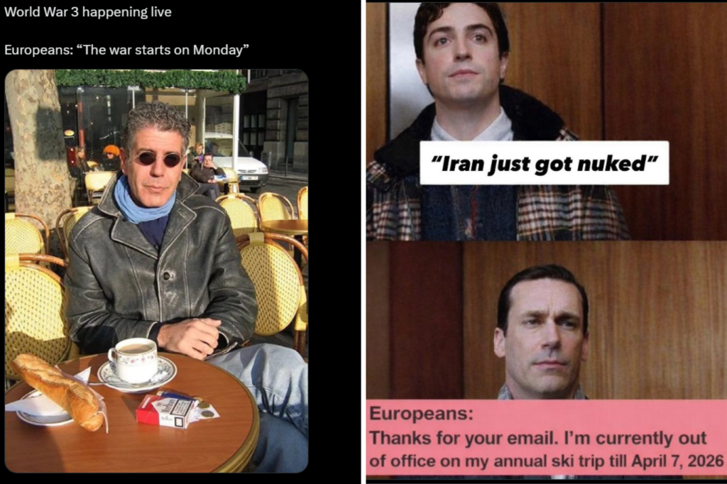 Europeans spark jokes over timing of Iran response meeting