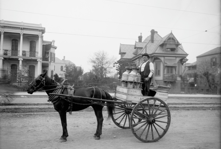 20 items delivered to doorsteps in the olden days