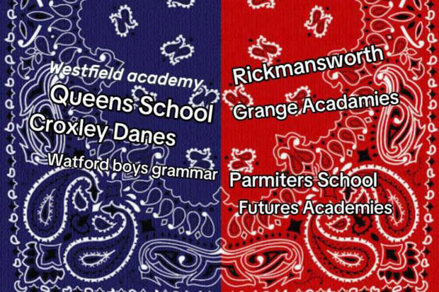 Warning as Watford schools named in 'dangerous' viral 'school wars ...