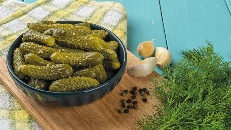 What is a cornichon and how does it taste?