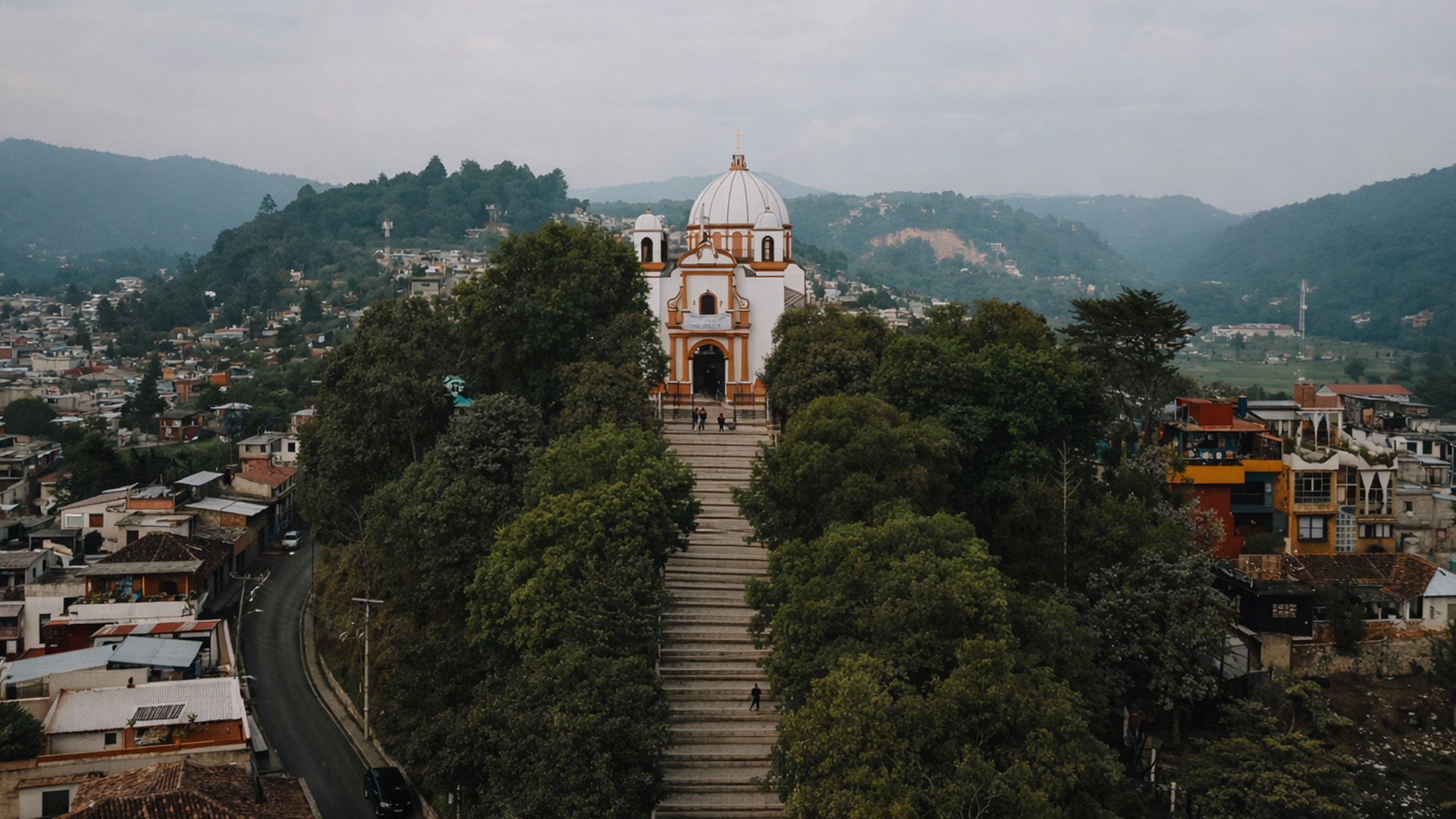 Why build a church above the entire town?