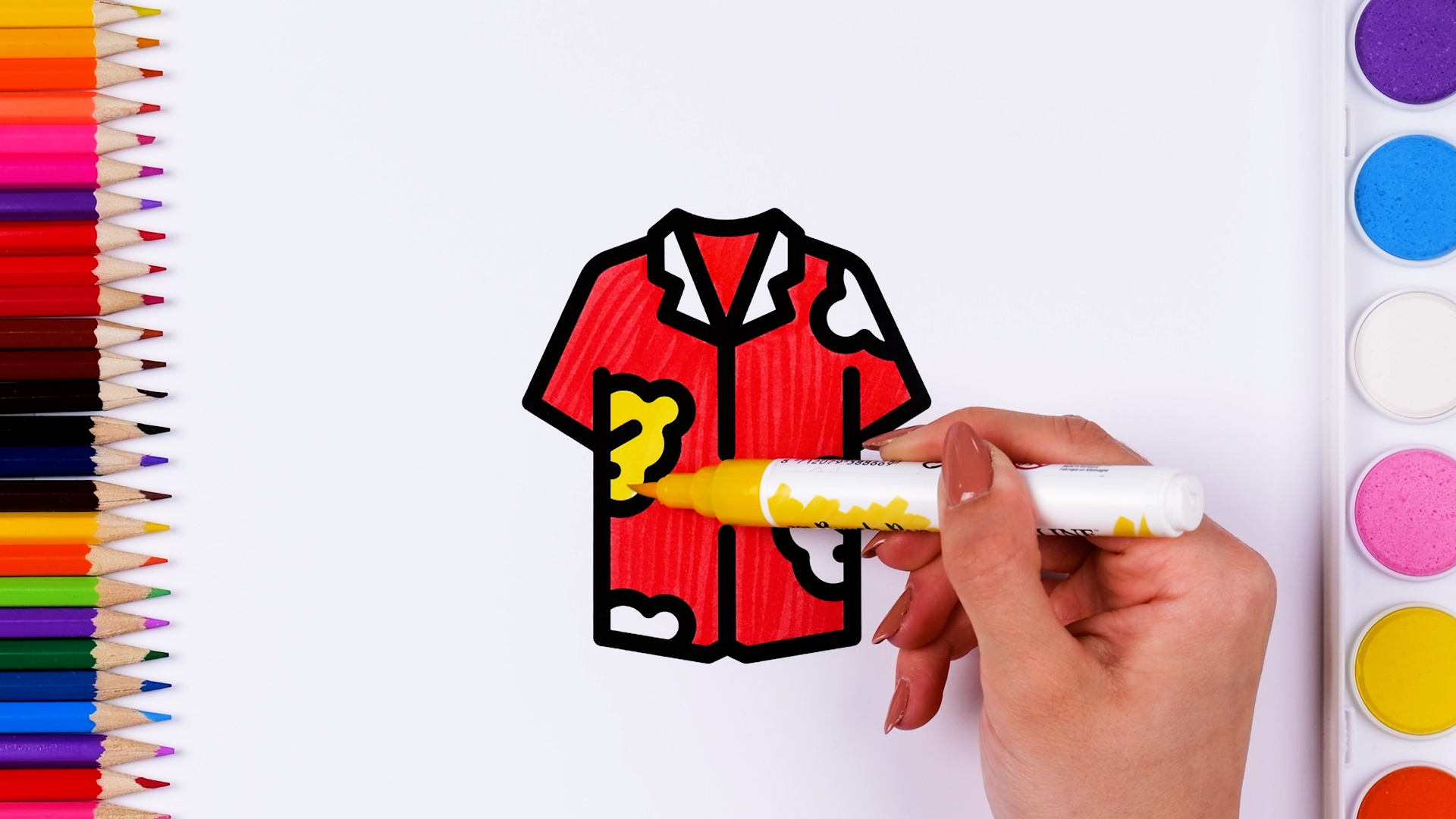 Juice box drawing | Coloring in activity