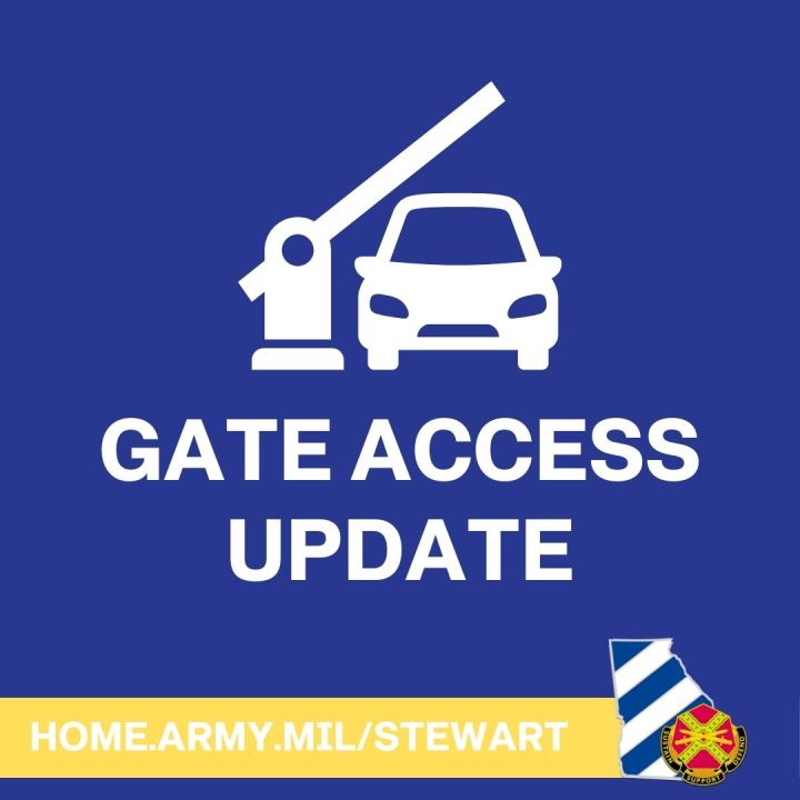 Local military bases alter entry gate operations