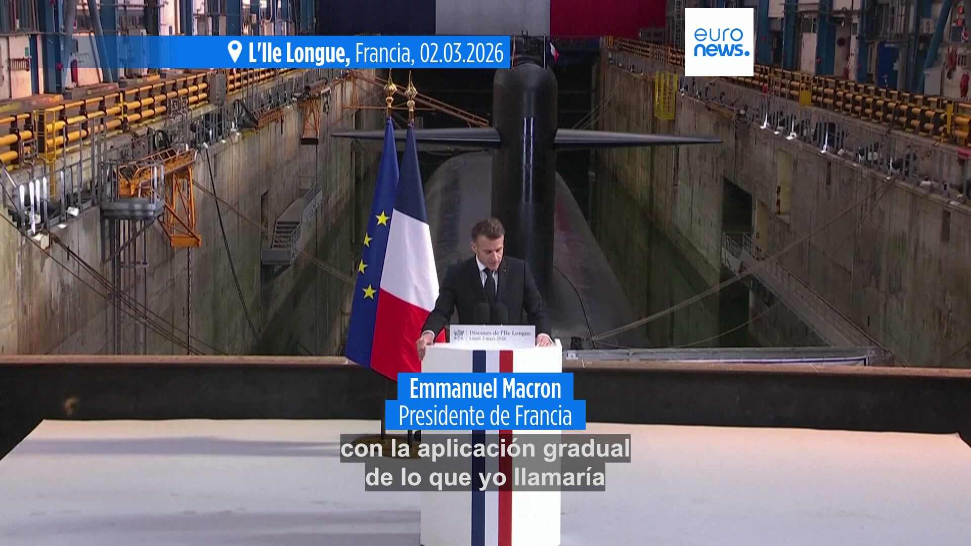 Macron presenta un plan nuclear de "disuasión avanzada" para Europa