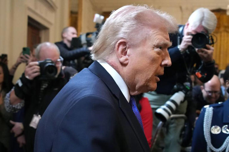 White House reveals medical cause of Donald Trump's concerning red ...