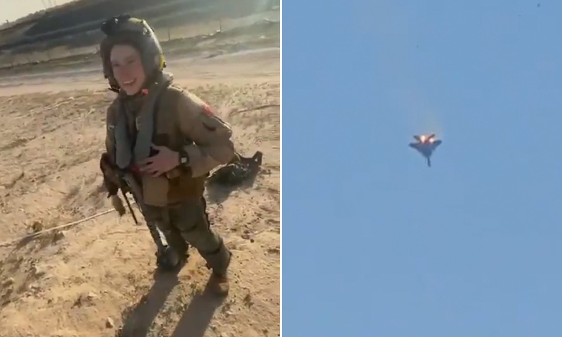 Moment locals thank F-15 pilot after she was shot down over Kuwait ...