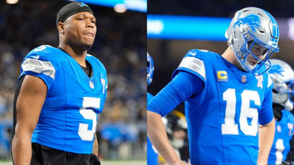 Jared Goff breaks silence after David Montgomery’s farewell following ...