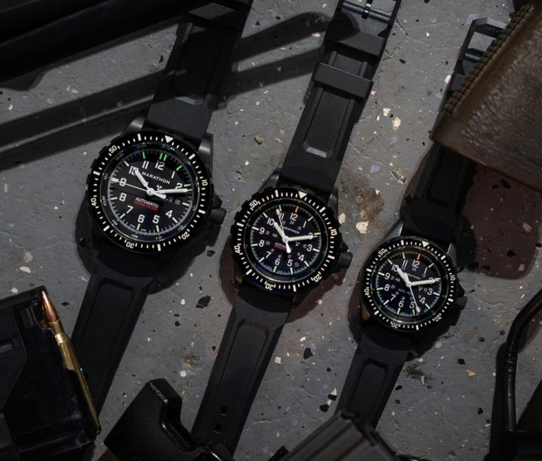 Marathon launches three new all-black mil-spec watches for 2026