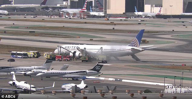 United Boeing 787 makes emergency landing at LAX after terrifying ...