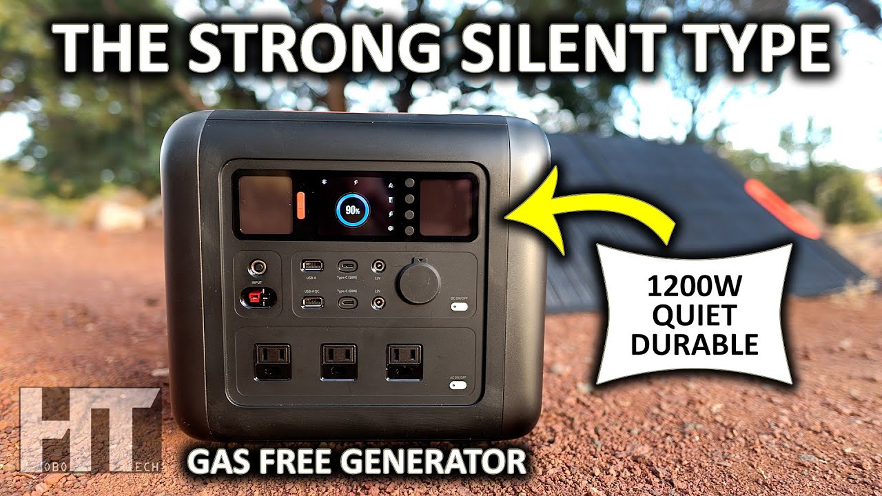 SILENT 1200w solar generator! 70mai power station Tera 1000 review