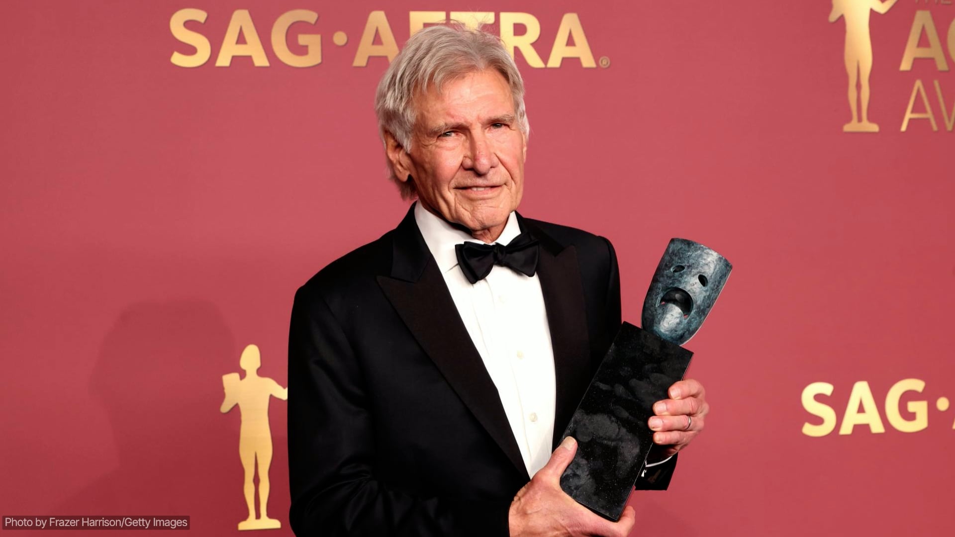 Harrison Ford jokes lifetime actor award is a little early