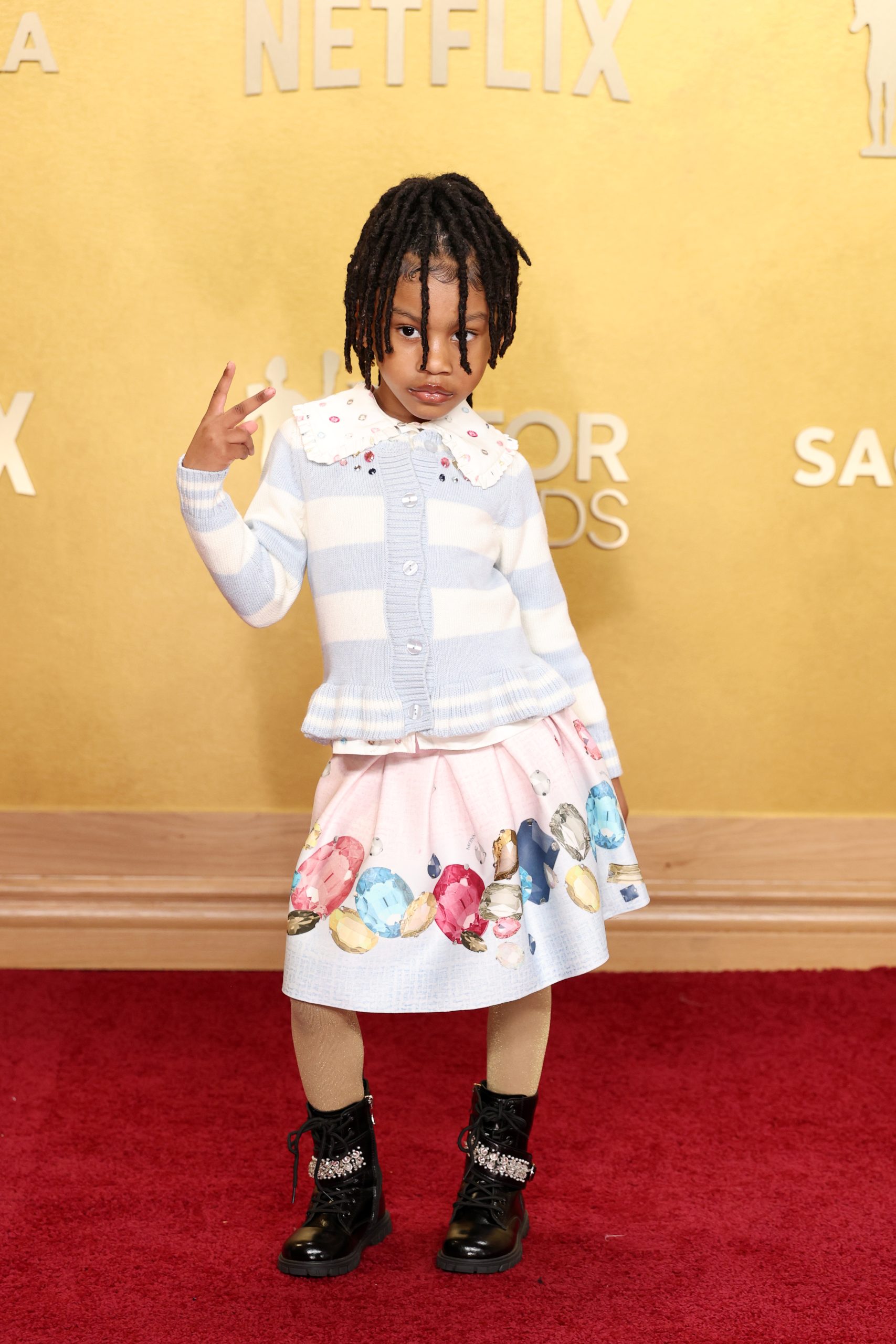 Teyana Taylor’s daughter Rue Rose stole the spotlight at the 2026 Actor ...