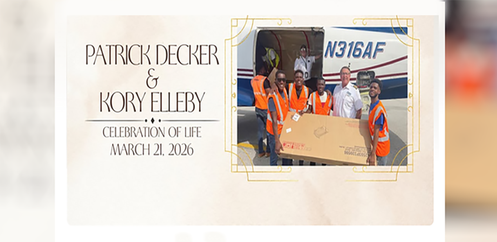 Agape Flights schedules celebration of life for pilots killed in Haiti ...