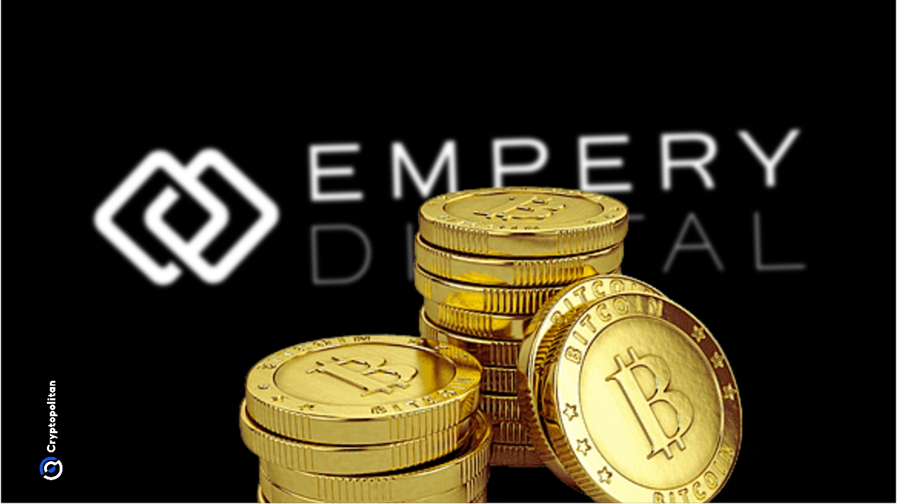Empery Digital sells 60 BTC for $4 million to fund its share buyback ...