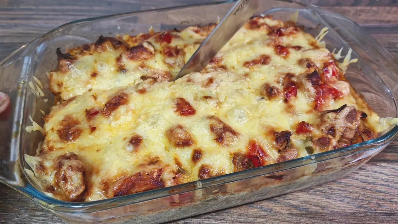 Just grate a potato to make dinner! Delicious and quick dinner