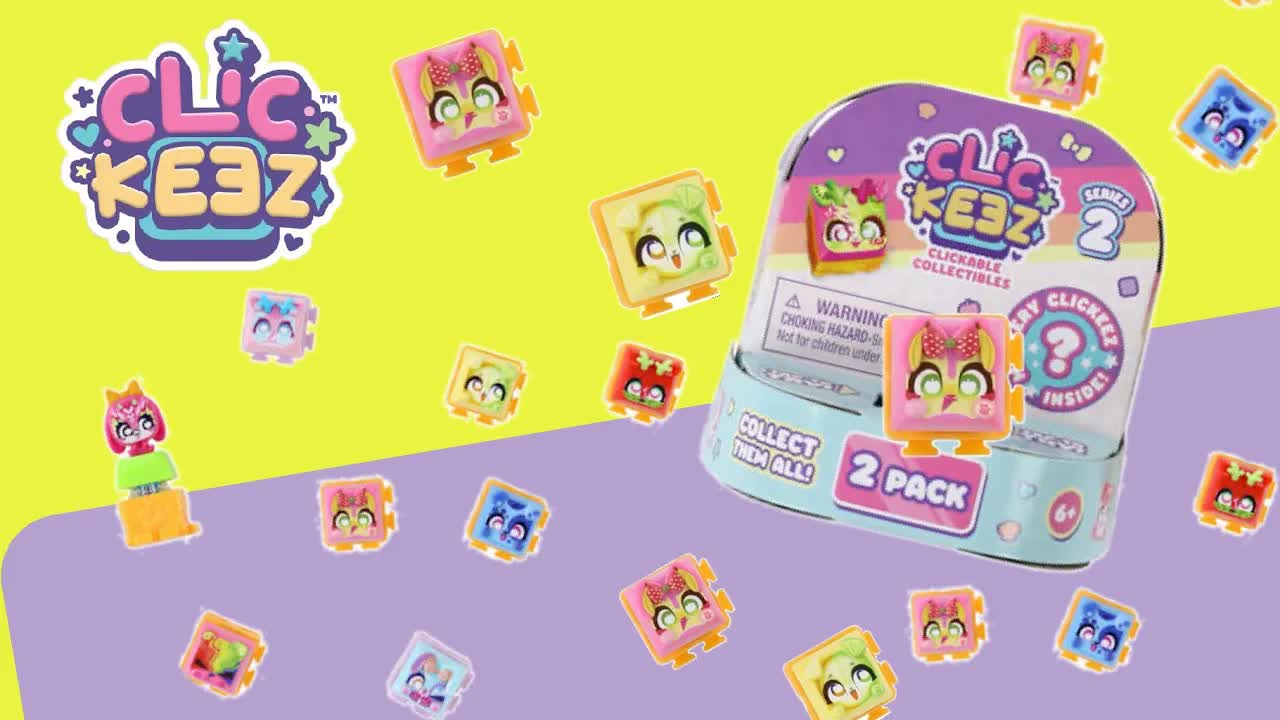 Clickeez series 2 unboxing 5 packs - part 1