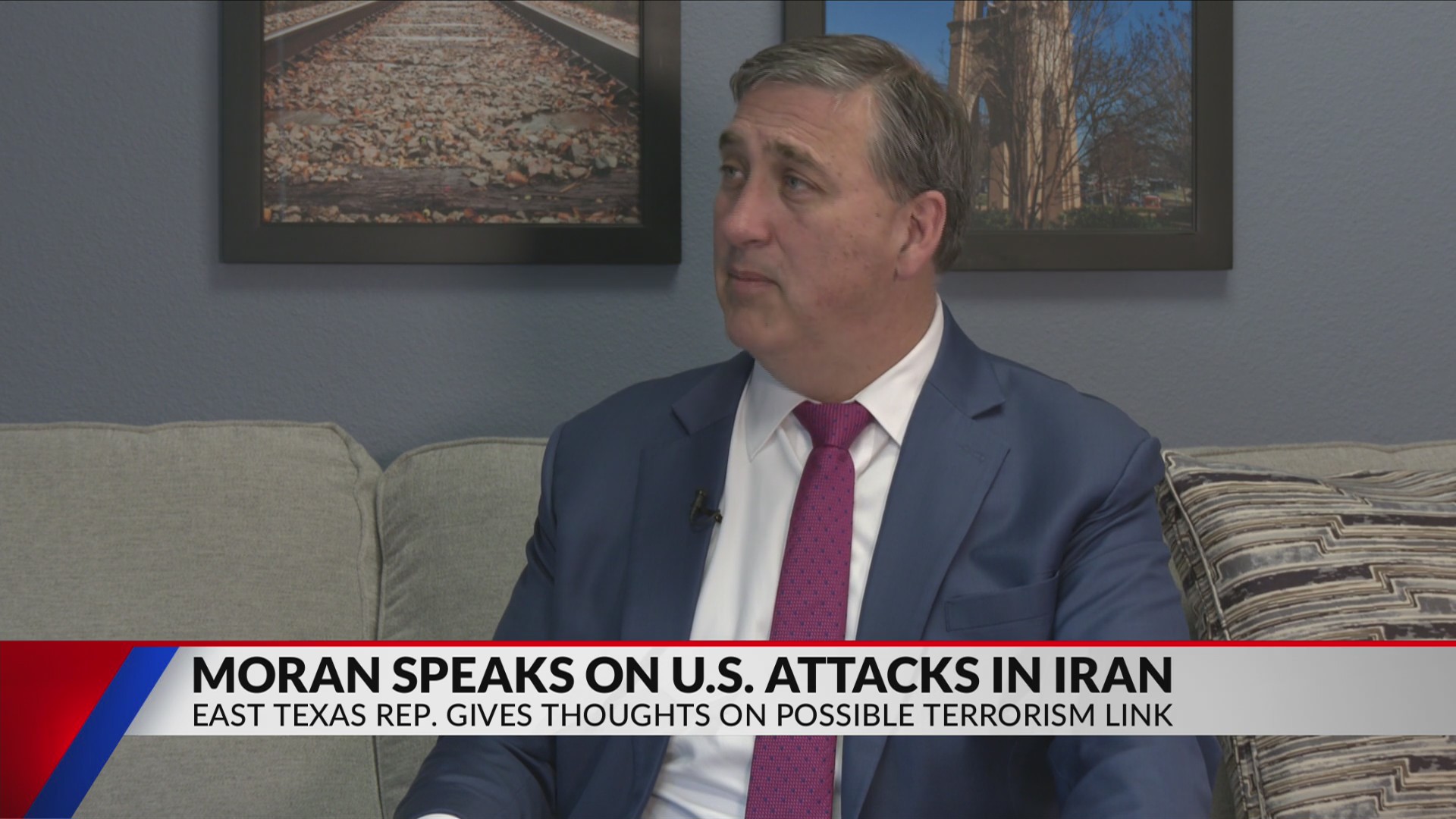 Congressman Nathaniel Moran speaks on Iran strikes, impact on national ...
