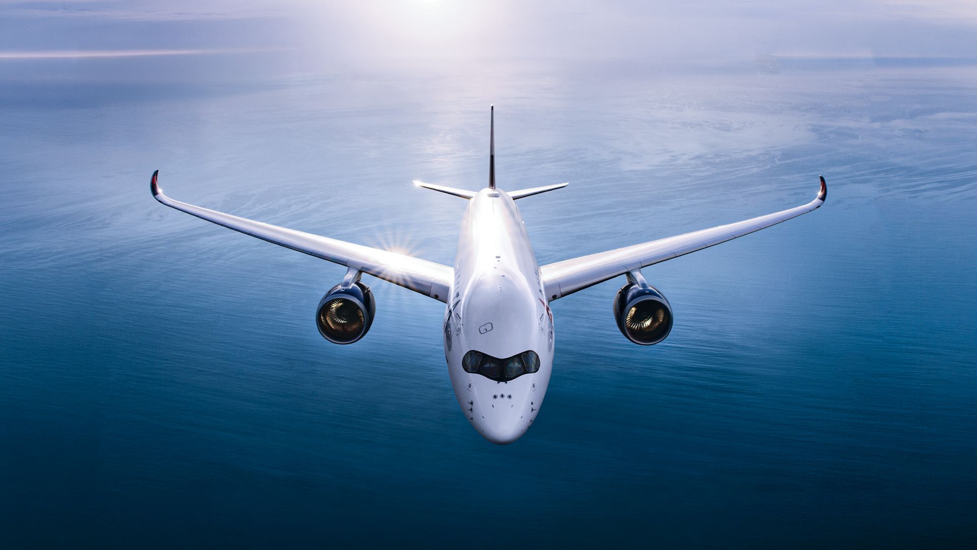 Why are new Airbus aircraft ferried to different sites before delivery?