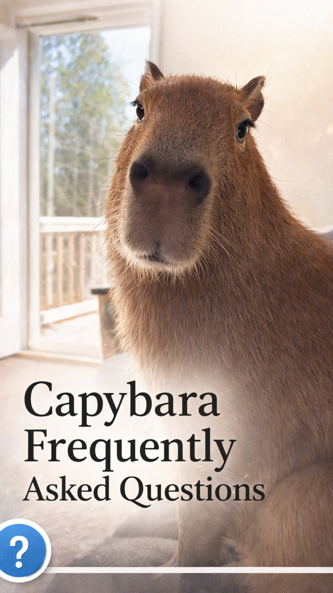 What people get wrong about house capybaras