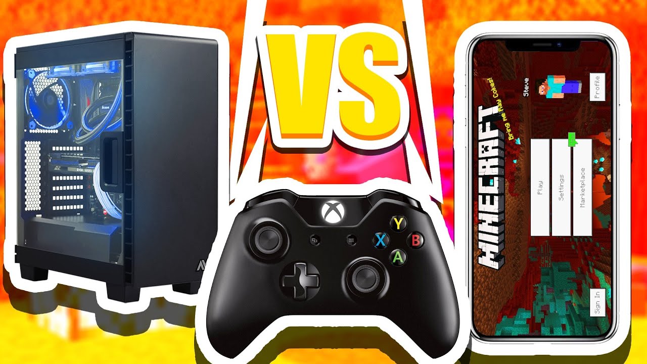 PC vs controller vs mobile (Minecraft Bedrock)