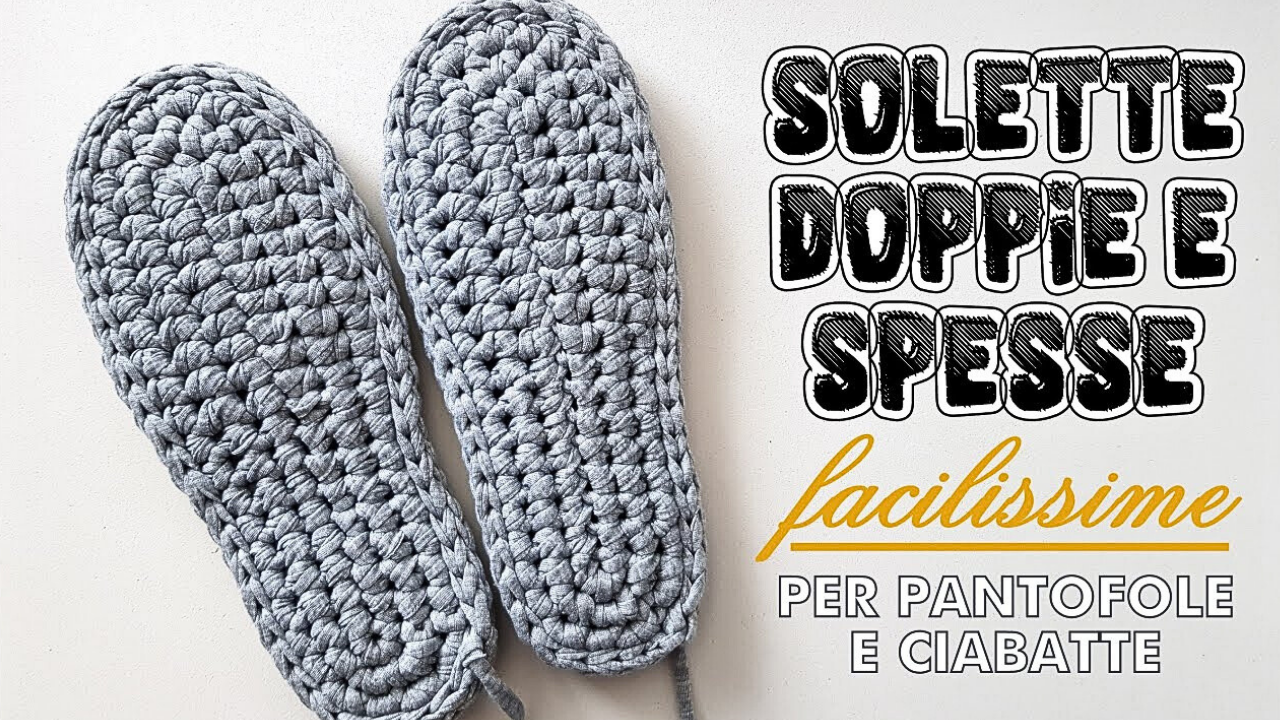 Come fare solette doppie e spesse a uncinetto