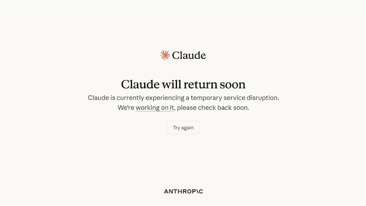 Anthropic's Claude hit by second outage in two days amid demand surge ...