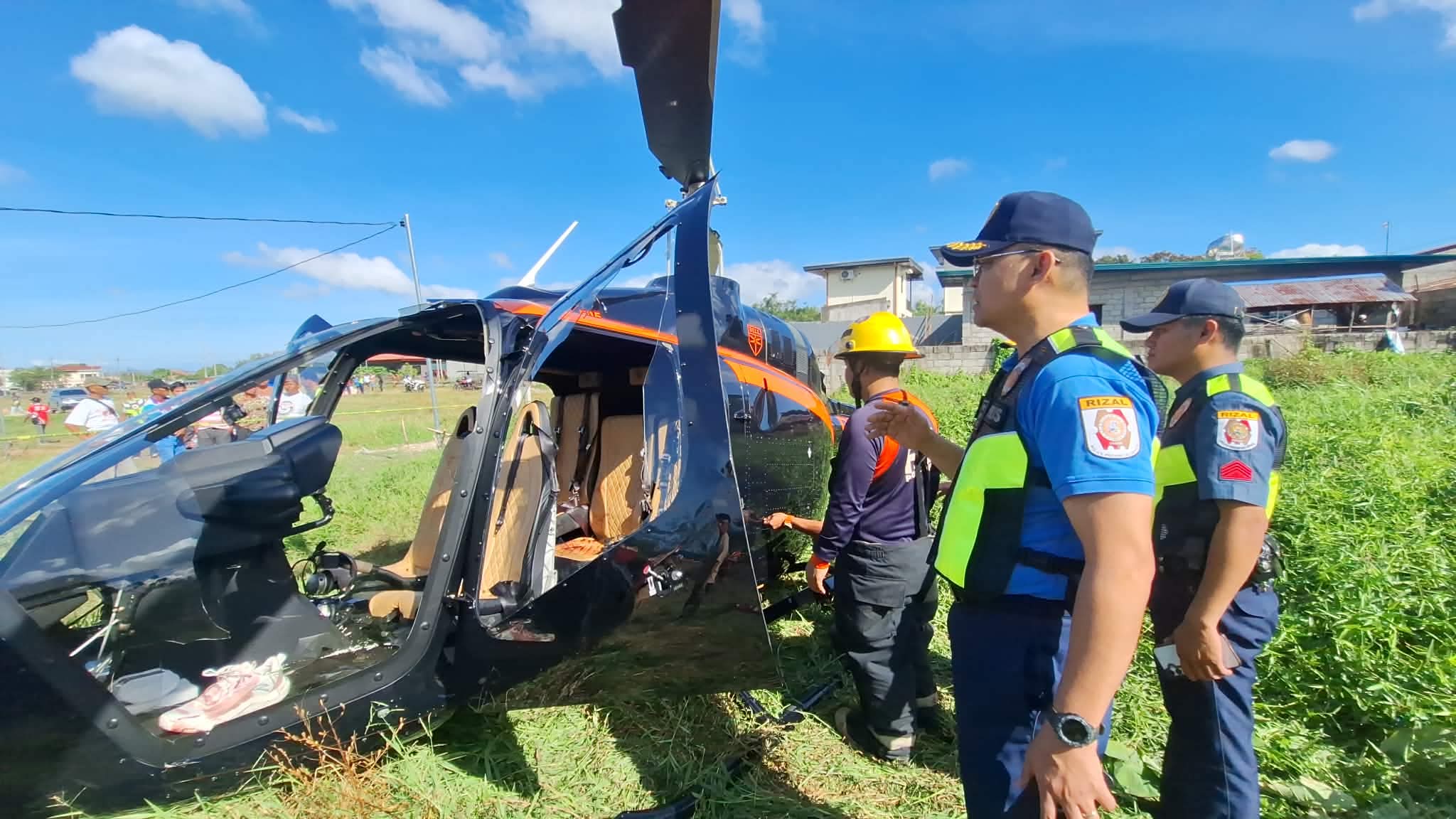 2 dead, 3 hurt in Rizal chopper crash – mayor