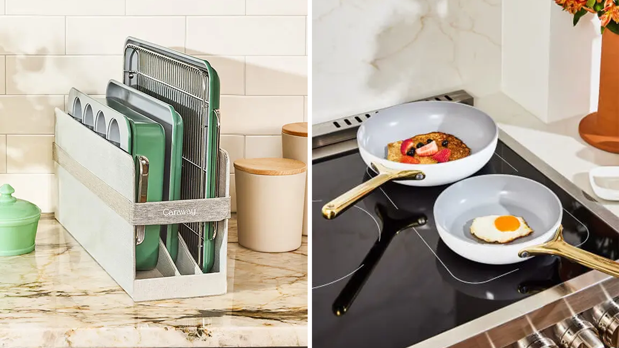 New non-toxic Caraway cookware bundles for spring are on sale