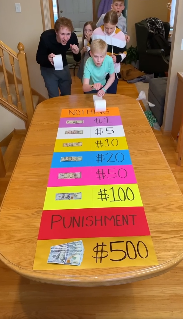 Ultimate toilet paper roll challenge for $500