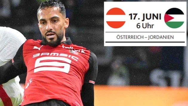 Rennes-Ass Al-Tamari führt Jordaniens Aufgebot an