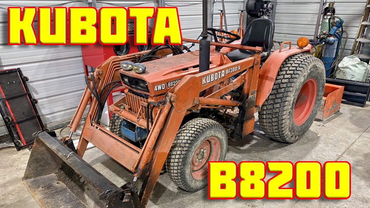 Fixing a broken Kubota B8200 tractor