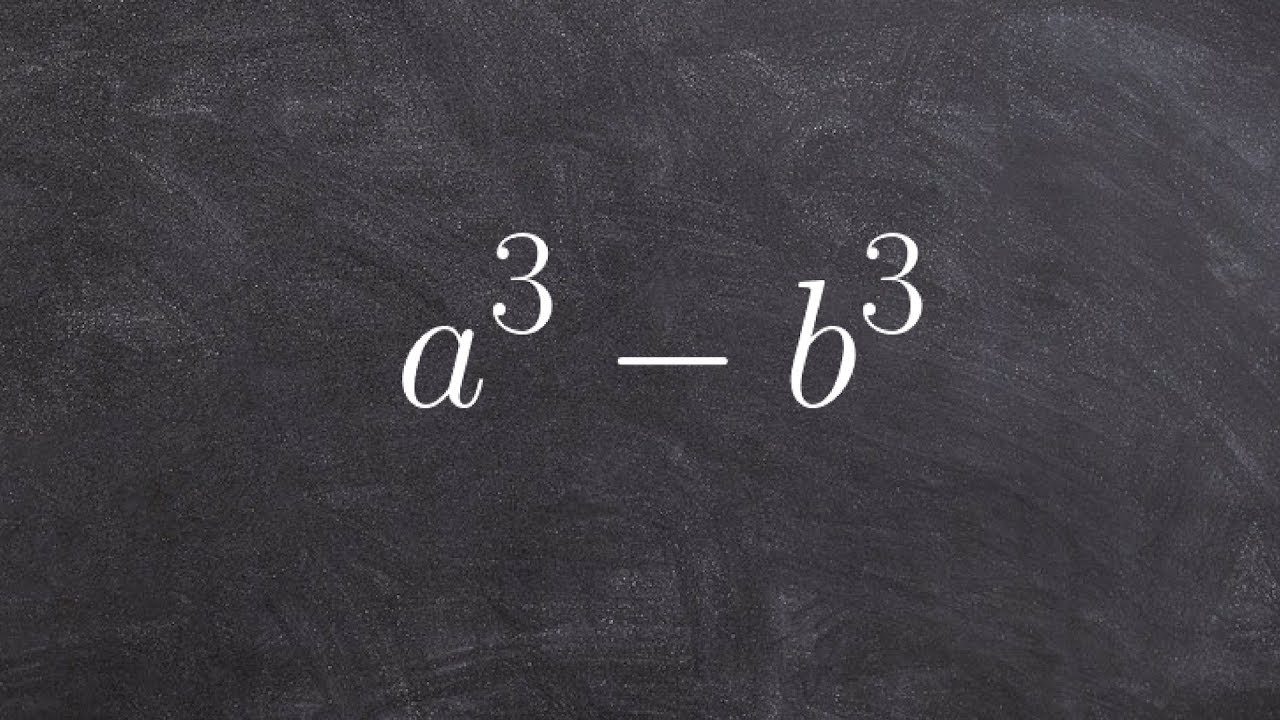 What are the formulas for the sum and difference of two cubes?