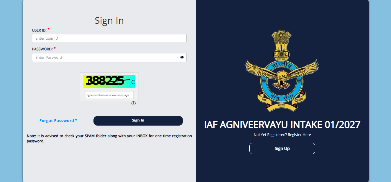 Indian Air Force re-opens application for Agniveer Vayu intake 01/2027 ...