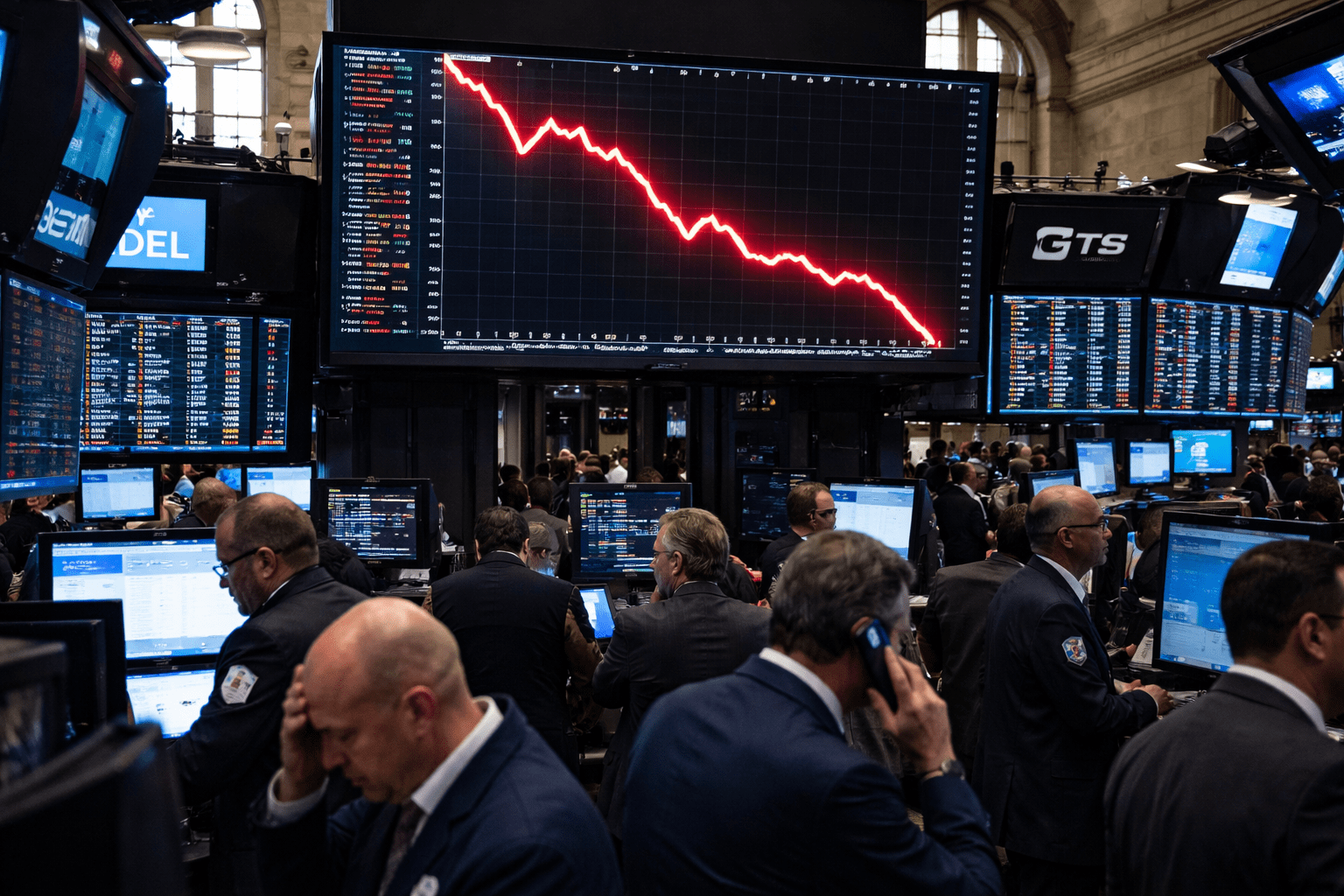 Dow slips 500 points, Nasdaq crashes 1.6% on Middle East escalation