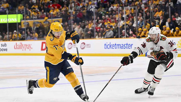 Refs miss game-changing penalty in Red Wings, Predators matinee