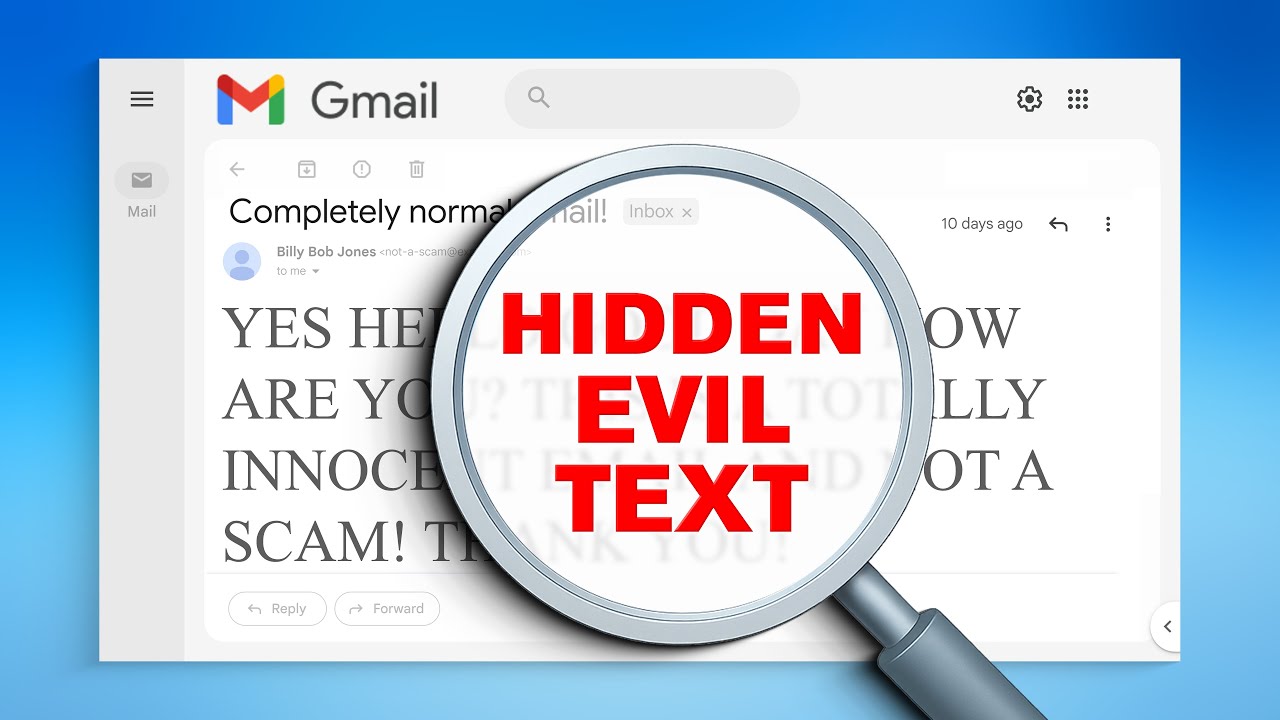 Learn how scammers hide dangerous messages in invisible text