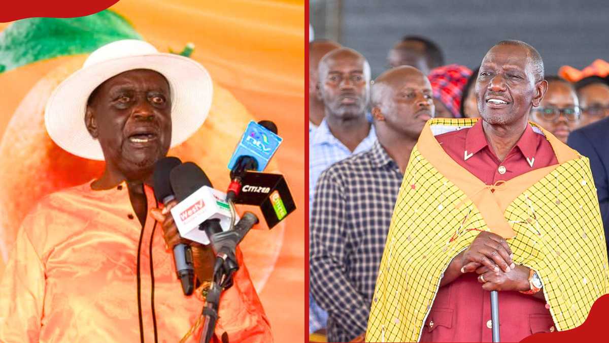 William Ruto makes fun of Oburu Oginga's 'tunataka power' slogan ...