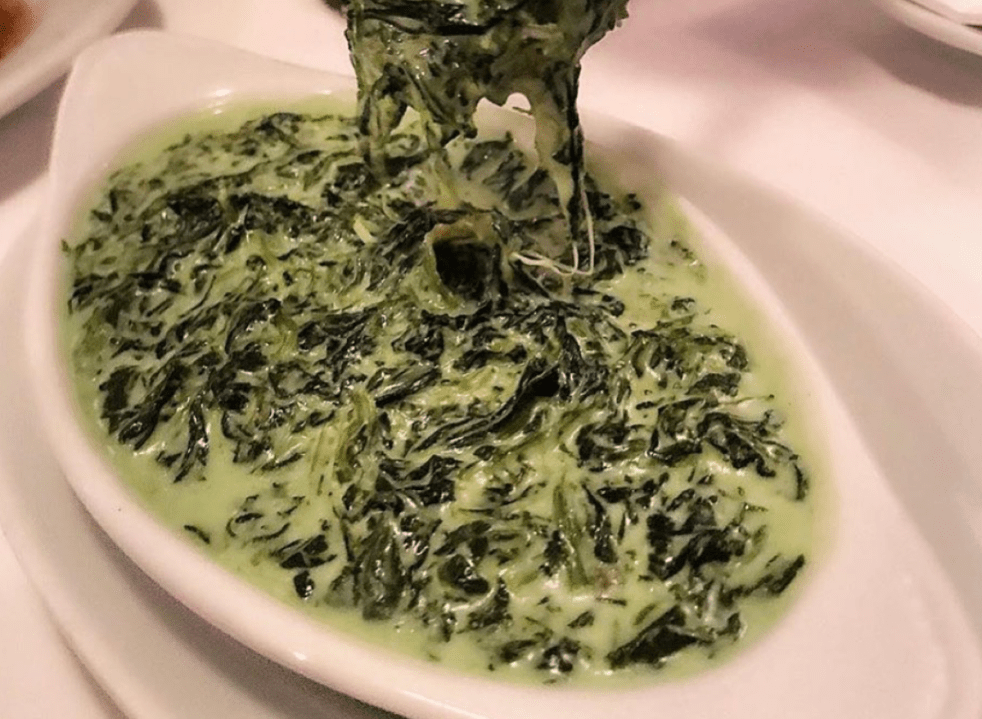 6 restaurant chains with the best creamed spinach, according to diners