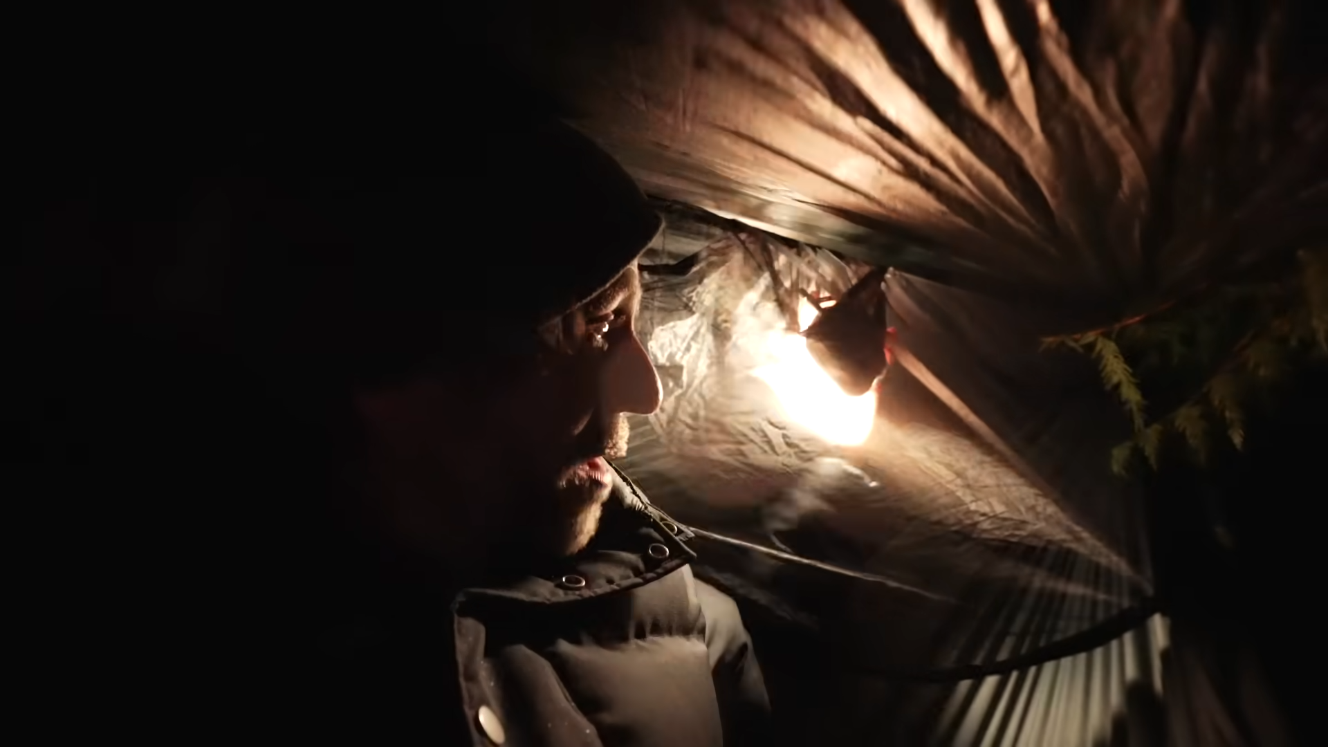 I snuck into the woods beside an active airport - then the runway ...