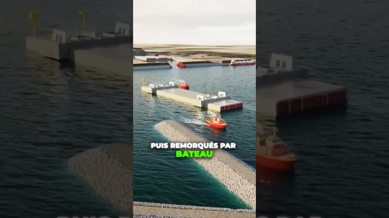 Le plus long tunnel préfabriqué du monde, immergé sous la mer, et qui ...