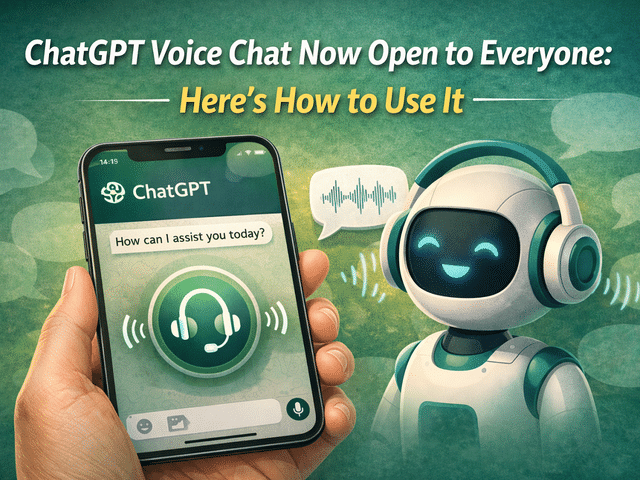 ChatGPT voice chat now available for all users: How to set it up and use it