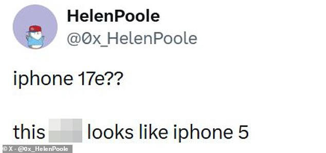 Apple fans blast the new iPhone 17e - 'This is insanity for $600'