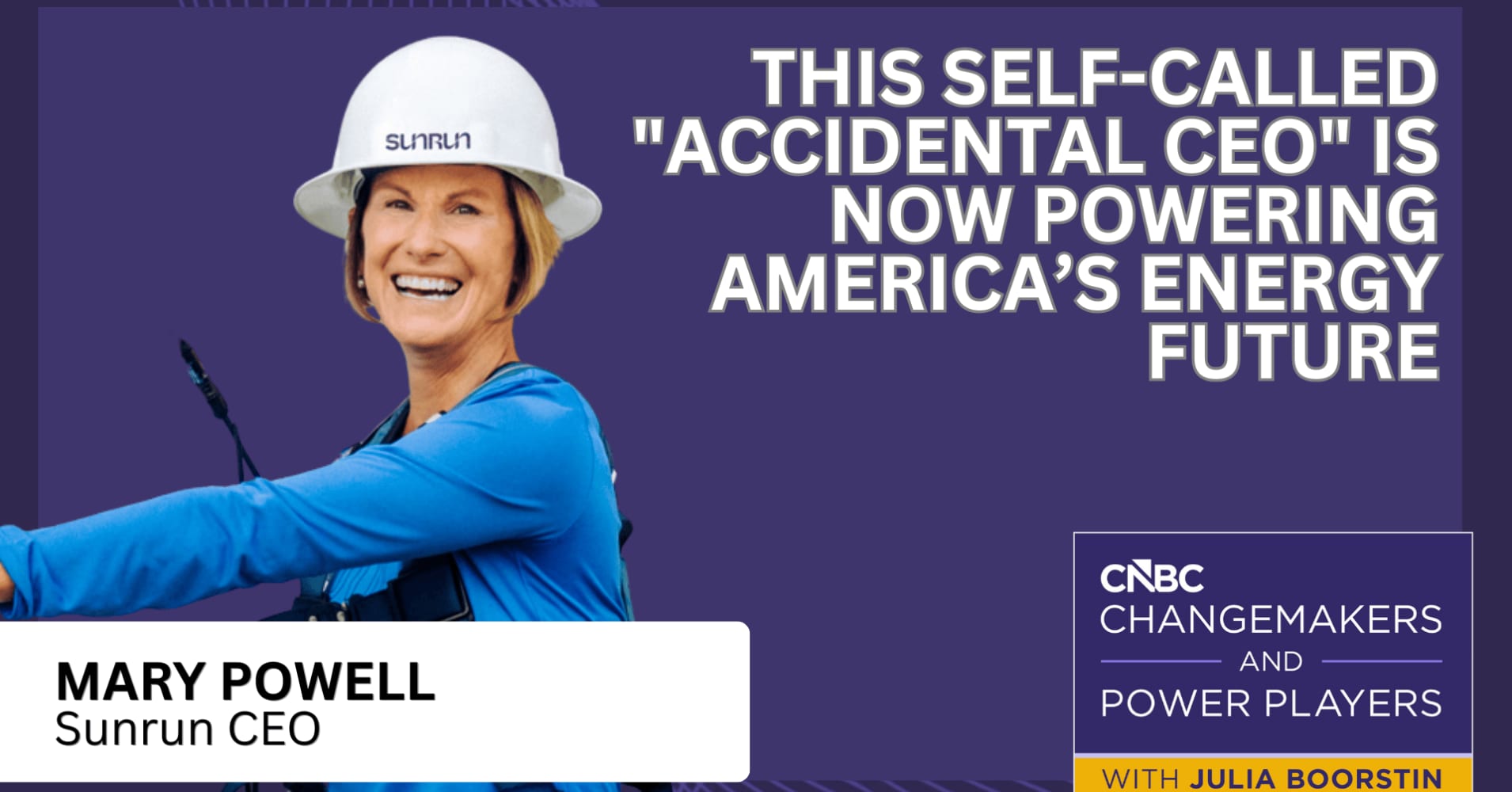 This self-described "accidental CEO" is powering America's energy future