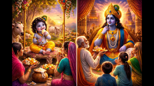 6 reasons Krishna is worshipped as both child and king