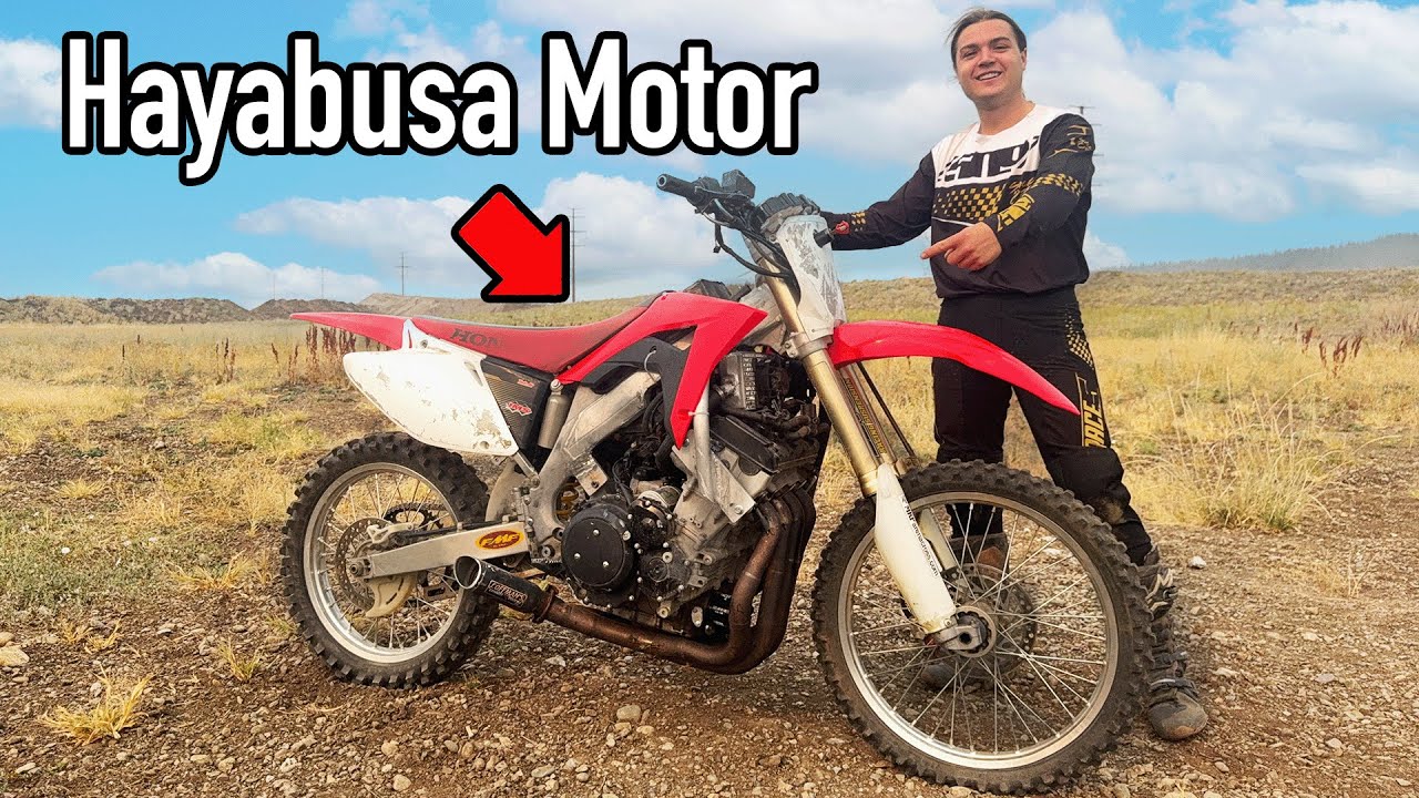 I built a Hayabusa dirt bike! 🏍️💨