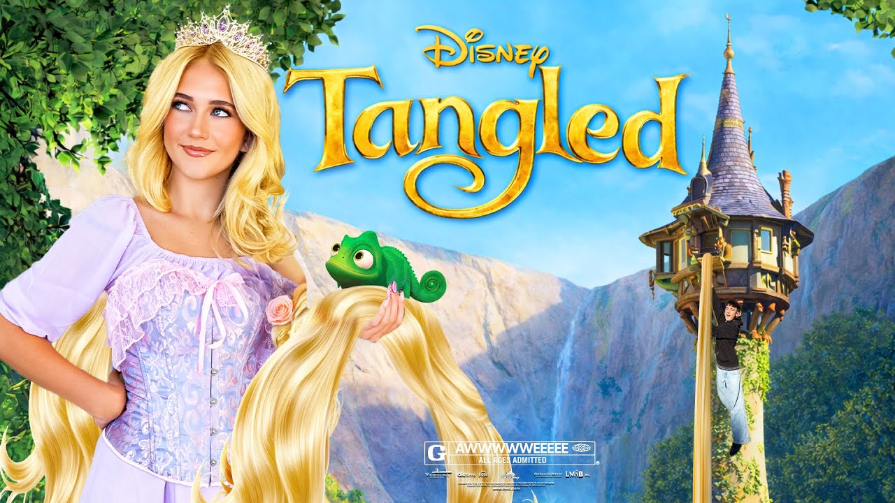 Tangled the movie in real life! 🌸 💜