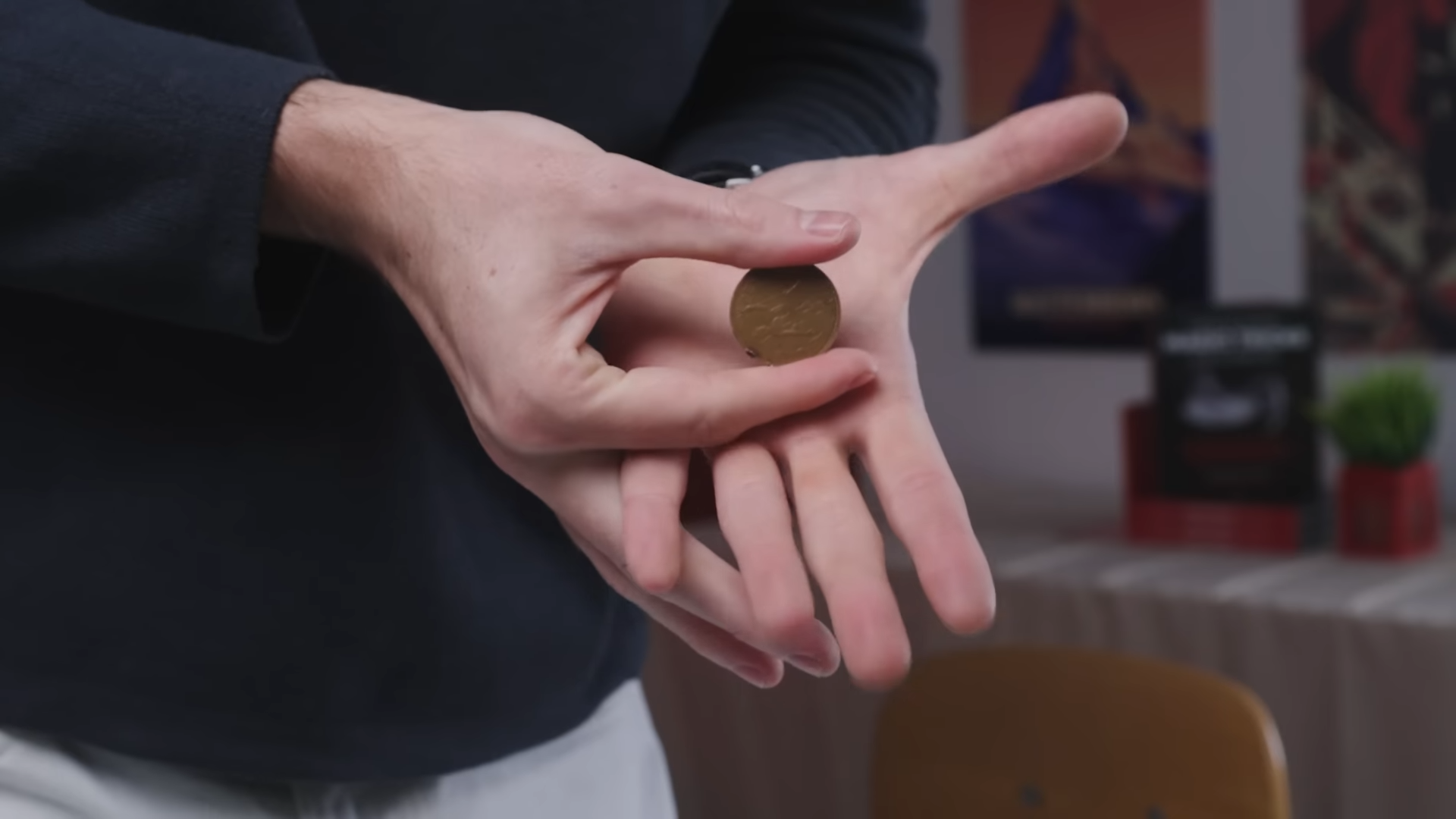 Revealing the cleanest coin vanishing tricks