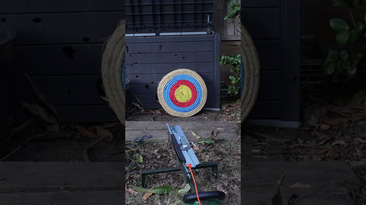 I built a circular saw throwing device!