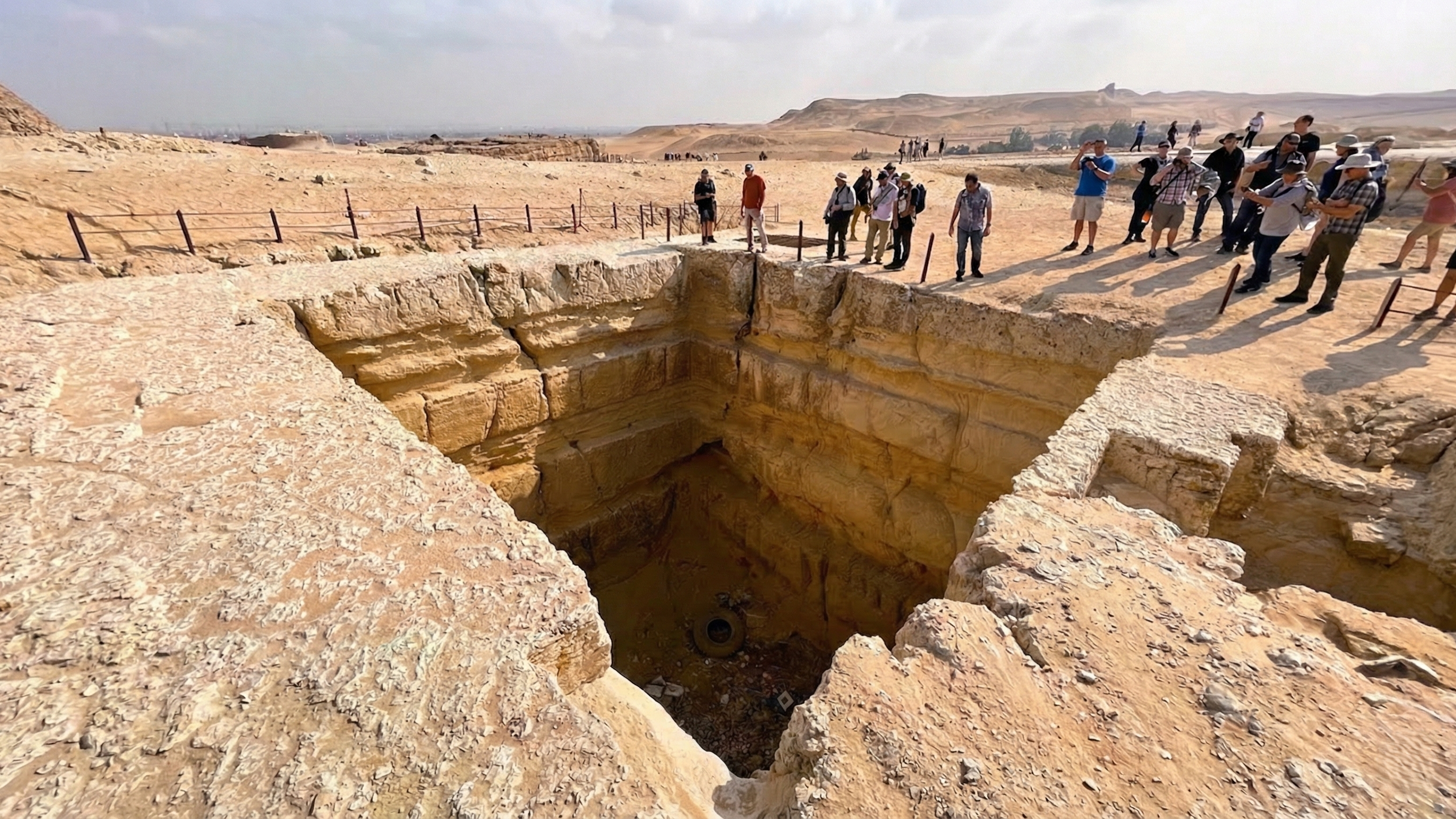 Scientists discovered an ancient Egyptian shaft that looks like an ...