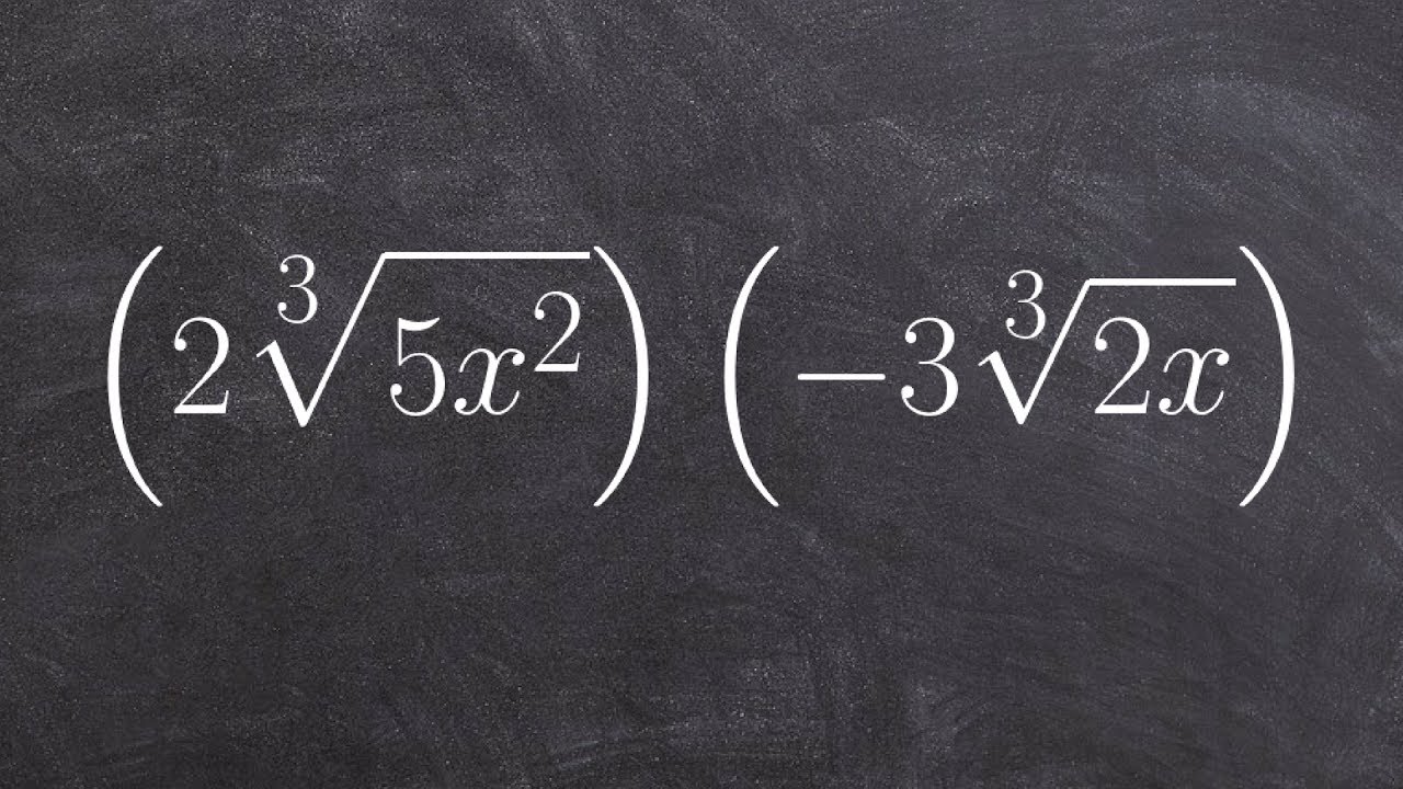 Multiplying two cube root expressions and simplifying